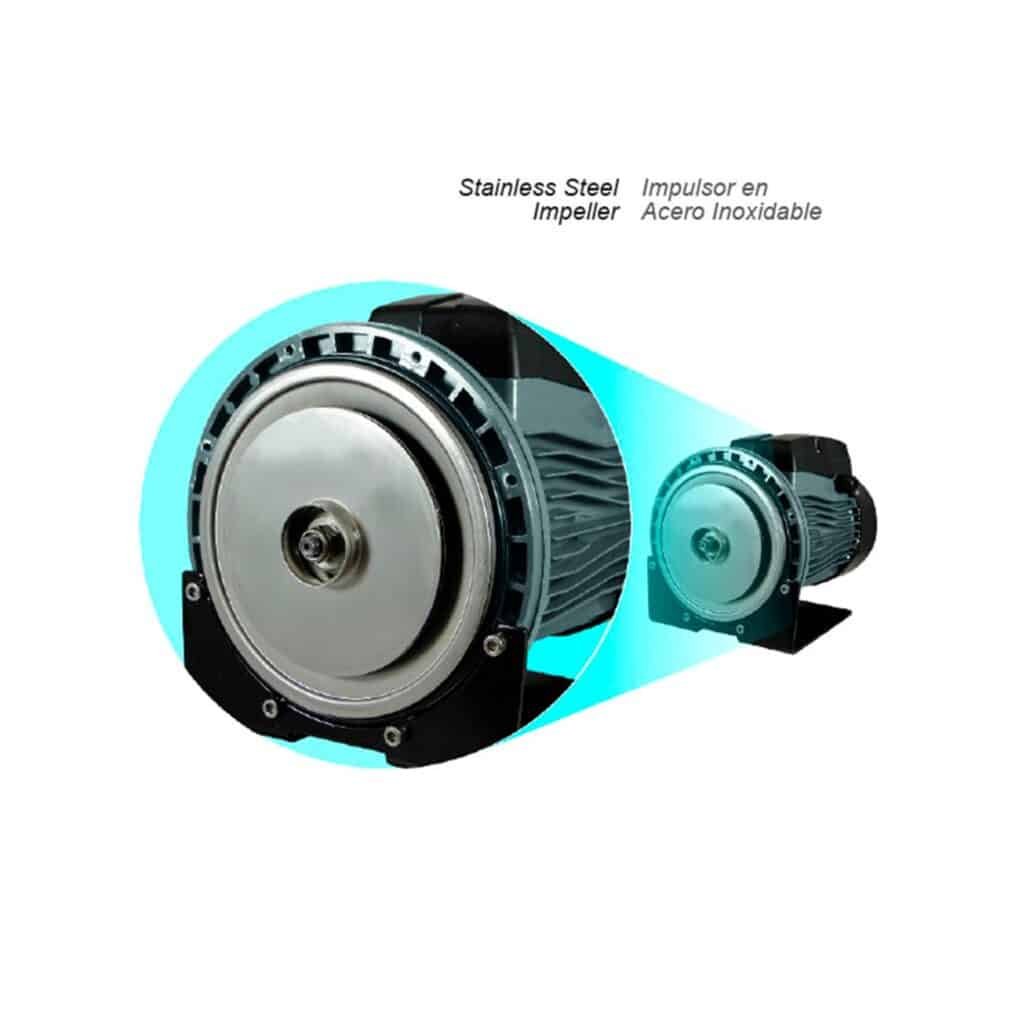 Bomba Pearl | Centrífuga | 3 Hp | 220 Vac | Acero inoxidable | Monofásico | SxD 2″ x 1.¼” | 18 ...