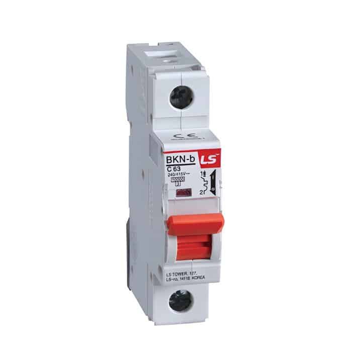 Mini Interruptor Termomagnético LS | Riel | 4 Amp | 440 Vac | 1 Polo | 10 kA / 220 V | BKN_b 1P ...