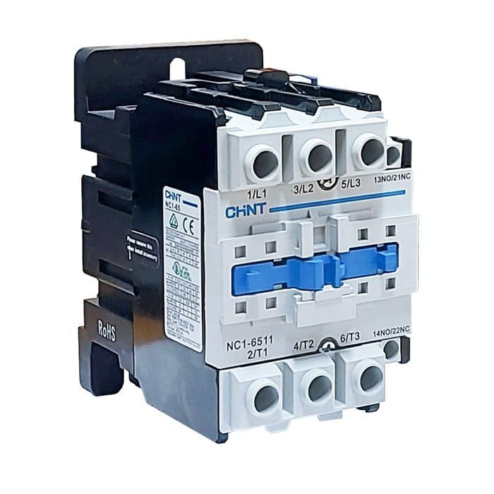 Contactor Chint | Tripolar | 65 Amp (AC3) | Bobina 110 Vac | 1NA + 1 NC | NC1-6511 | 110 Vac ...